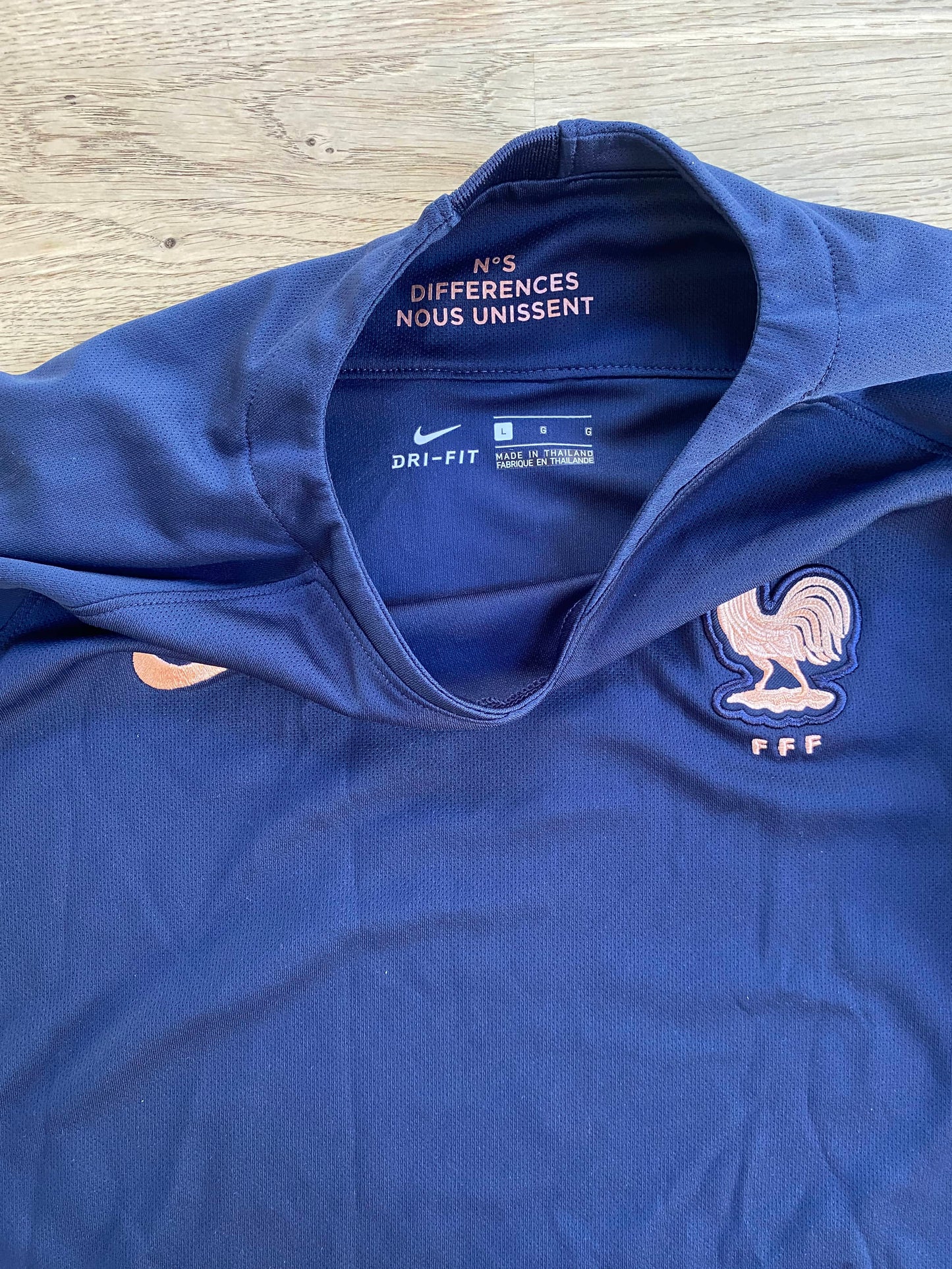 Nike FFF France Soccer Jersey National Team LES BLEU (Pre-Loved) Youth ...